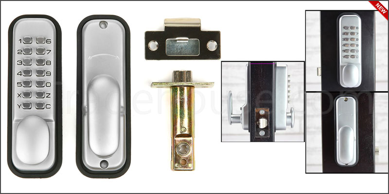 Push Button Mechanical Digital Combination Code Door Lock Keyless ...